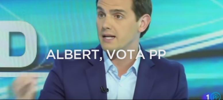 Nuevo vídeo del PP: 'Albert, no dividamos fuerza, vota al Partido ...