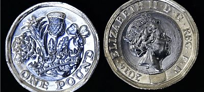 Imágenes de la nueva moneda de una libra, la 'más segura del mundo ...