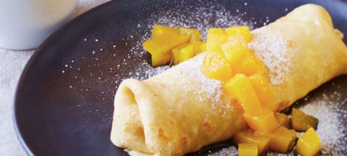 Receta: Crepas de mango